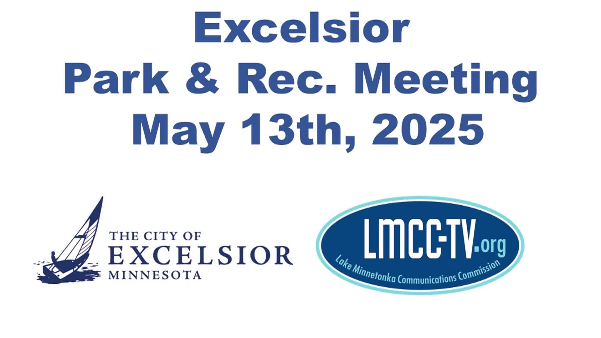Excelsior Parks Commission 051325