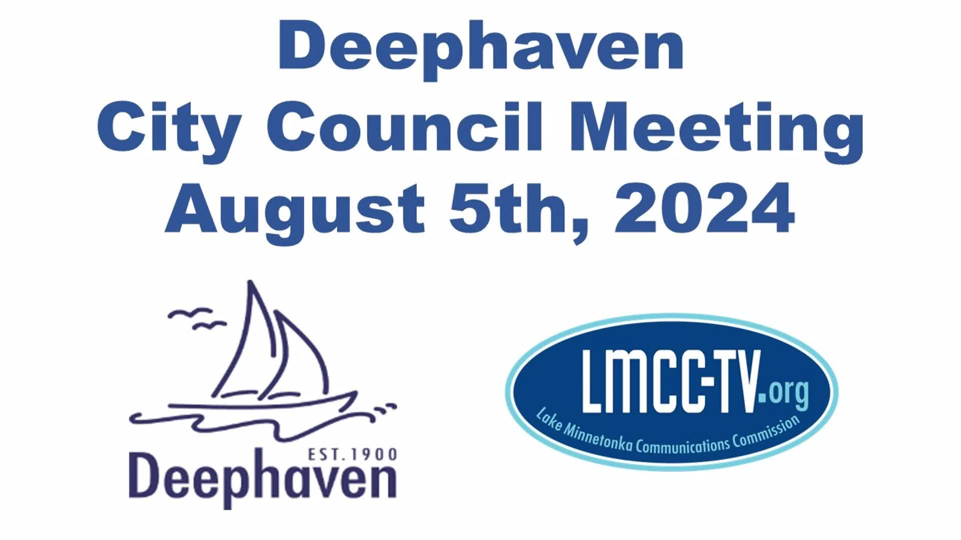 Deephaven City Council 080524